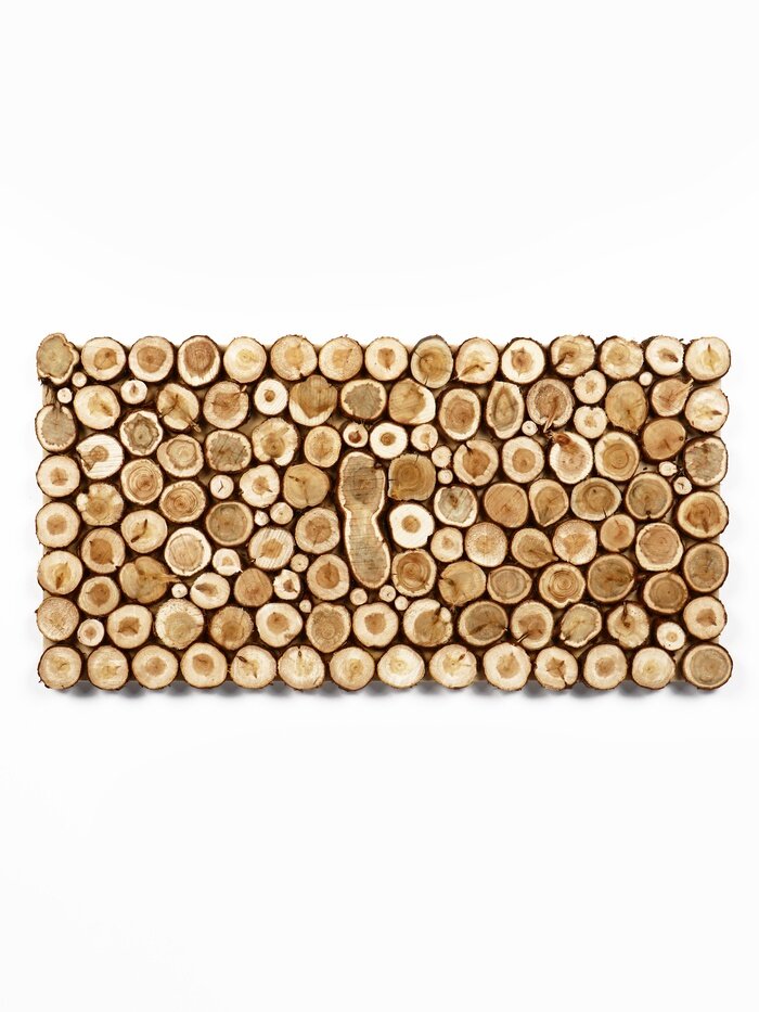 Панно из можжевельника для бани, 60×30 см