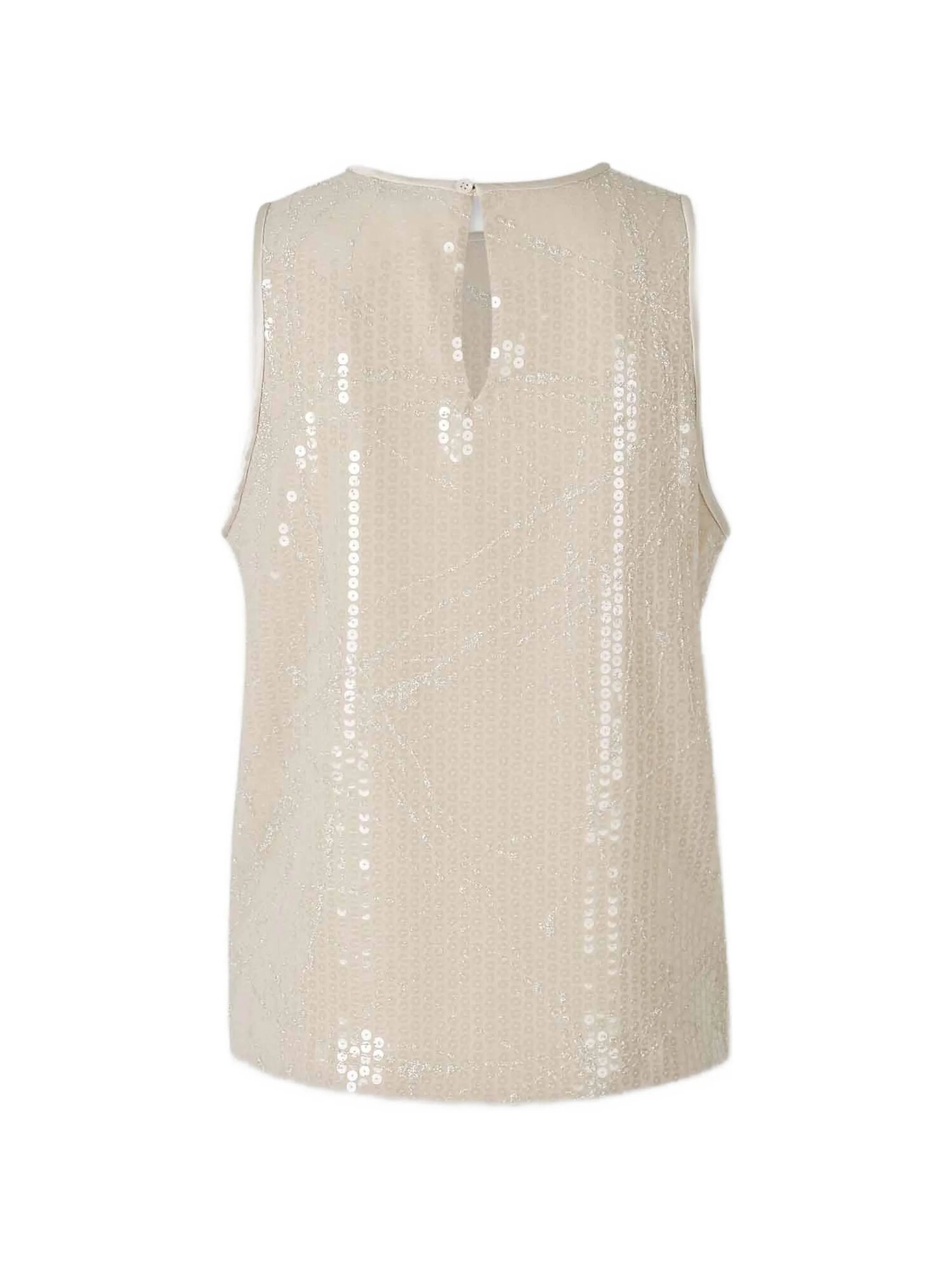 Топ PESERICO Sequin-embellished sleeveless top, размер 44 — фото 1