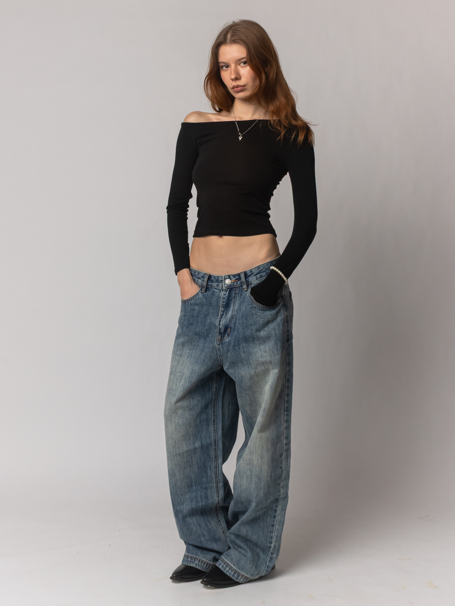 Джинсы широкие BG 09 