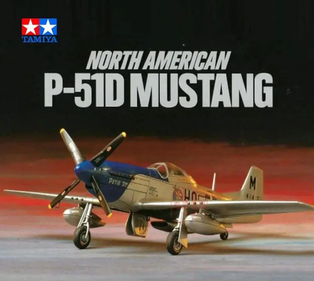 Сборная модель самолета Tamiya 1/72 North American P-51D Mustang модель самолета из ABS пластика