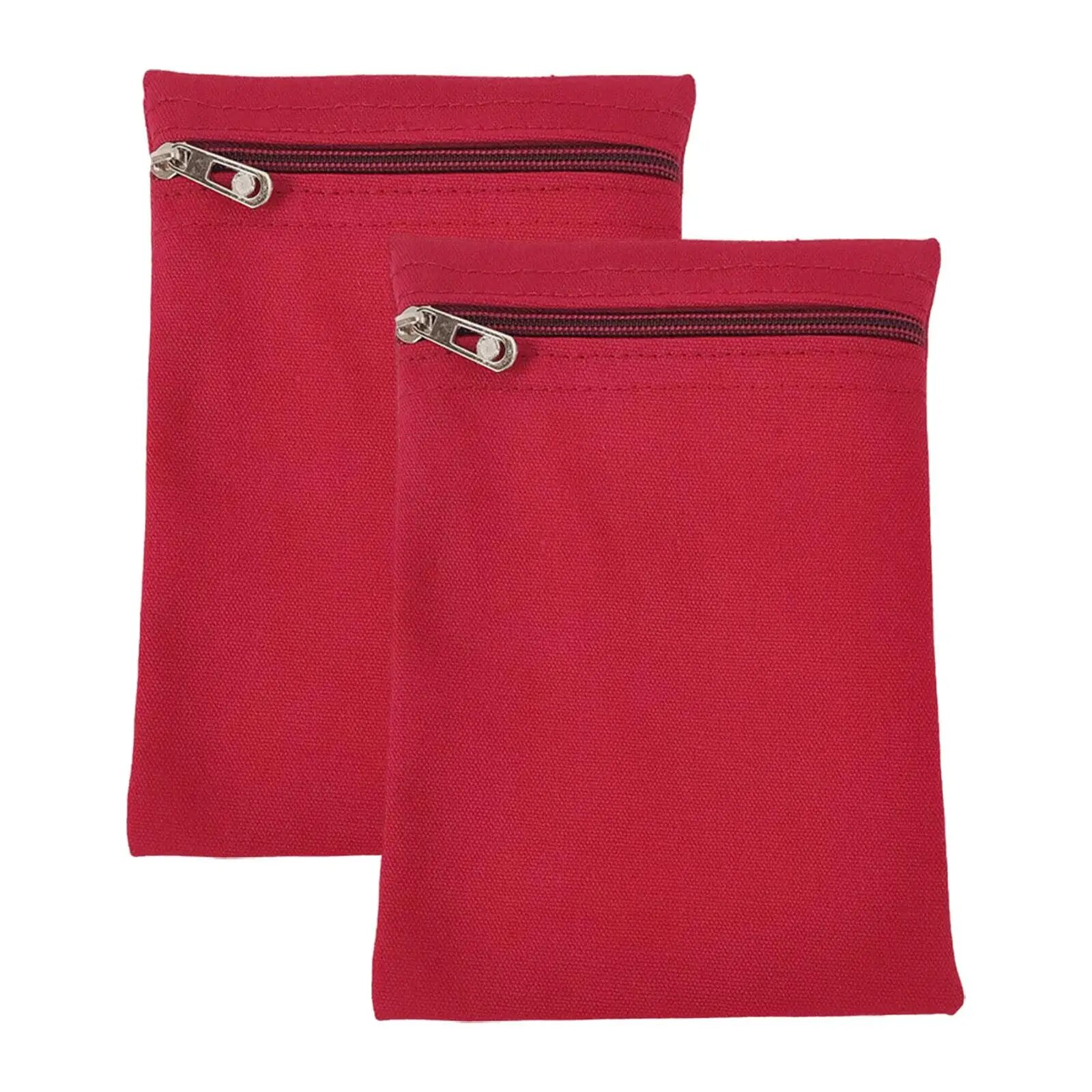 Кожаные пришивные карманы для курток Красный, Красный