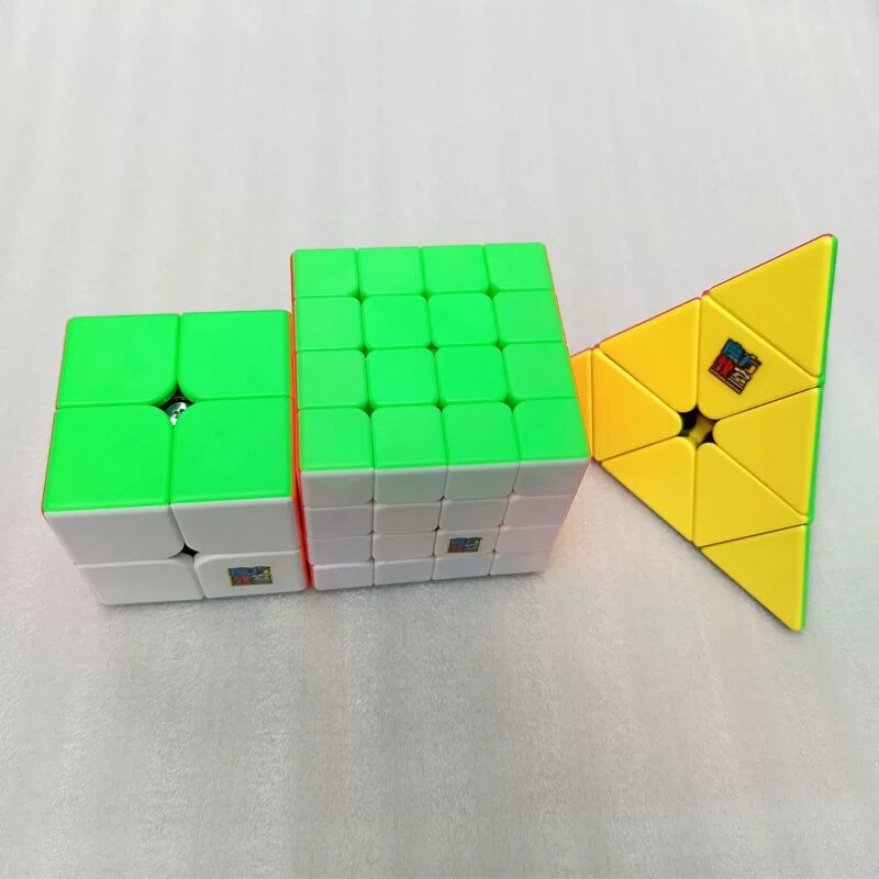 Кубик Рубика Magic Domain Culture 3x3 «Треугольная пирамида» — развивающая игрушка для школьников, начинающих, для