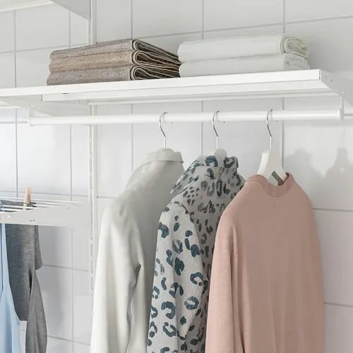 Полка IKEA BOAXEL боаксель 60x40 см металл, белый