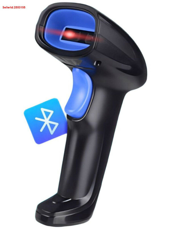 1100DB синий. Беспроводной Bluetooth сканер 2D штрих кода для маркировки, ЕГАИС, Честный знак, Атол, Меркурий, QR, Эвотор, 1D