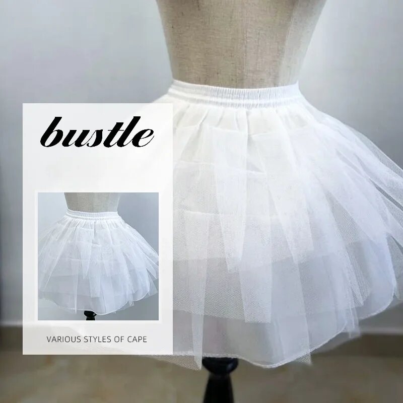 Косплей костюм Хомуры Акэми Puella Magi Madoka Magica Белый, L, Pannier Only