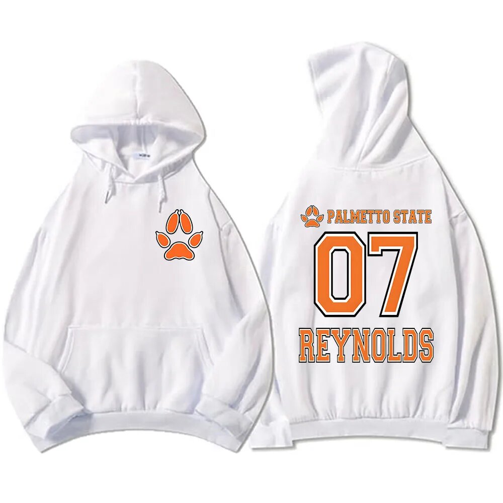 Женский флисовый свитшот Palmetto State Foxes, белый, XXL