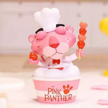 Фигурка Pop Mart Pink Leopard Confession Series: Sweet Mood, 12 см, нераспечатанная, коллекционная мини-игрушка