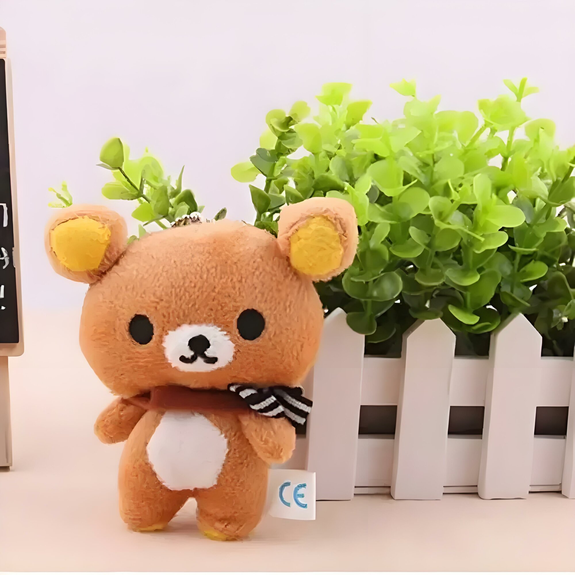DABOTU Rilakkuma Плюшевый медведь 48 см Коричневый, 10cm pendant A
