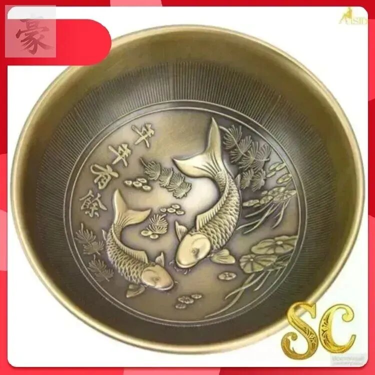 Миска медь, белый