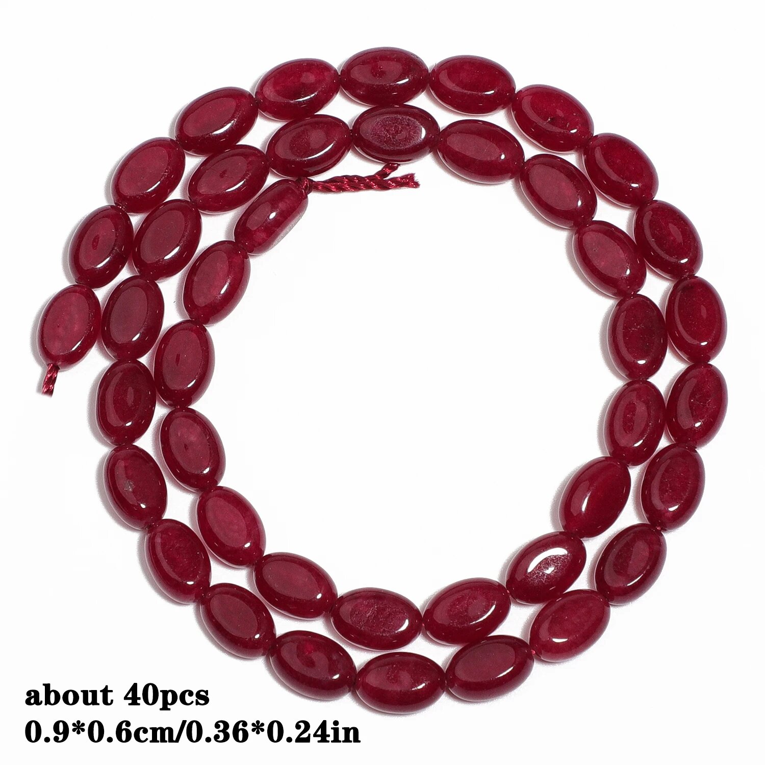 7/9/10/15 мм плоские овальные темно-красные бусины из халцедона, бусины-разделители из натурального камня для изготовления ювелирных изделий, аксессуары для энергетических браслетов своими руками