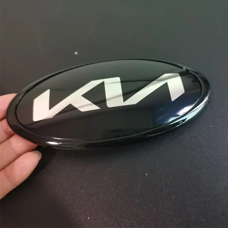 Логотип KIA Black-15 x 7.5cm на капот/багажник