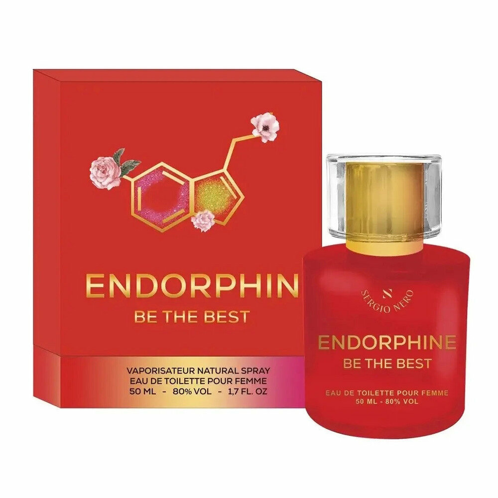 Туалетная вода Euroluxe Endorphin Be The Best 50 мл женская / Эндорфин Би Зе Бест / Будь лучшей