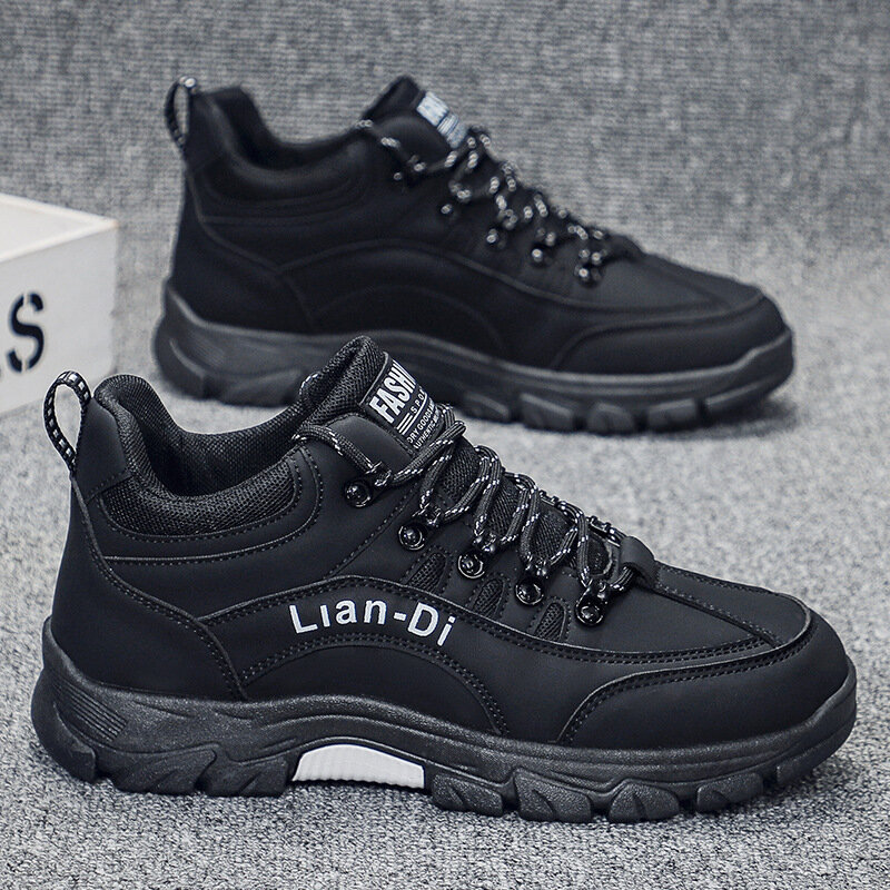 LUO Обувь мужская Осенняя для подростков Доска обувь с заклепками/55001 black