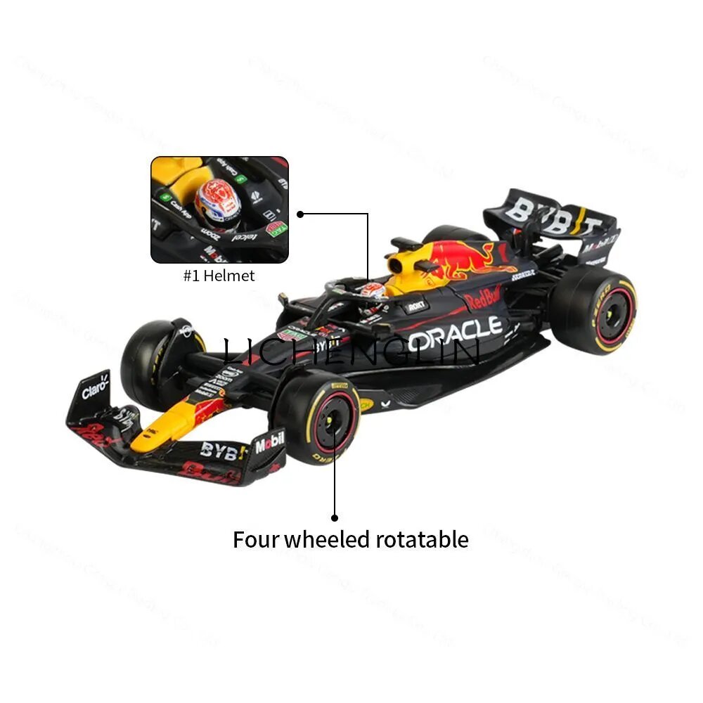 Bburago F1 Racing Red Bull Racing RB19 (2023) #11 Sergio Perez 1:43 масштабная модель гоночной машинки — фото 1