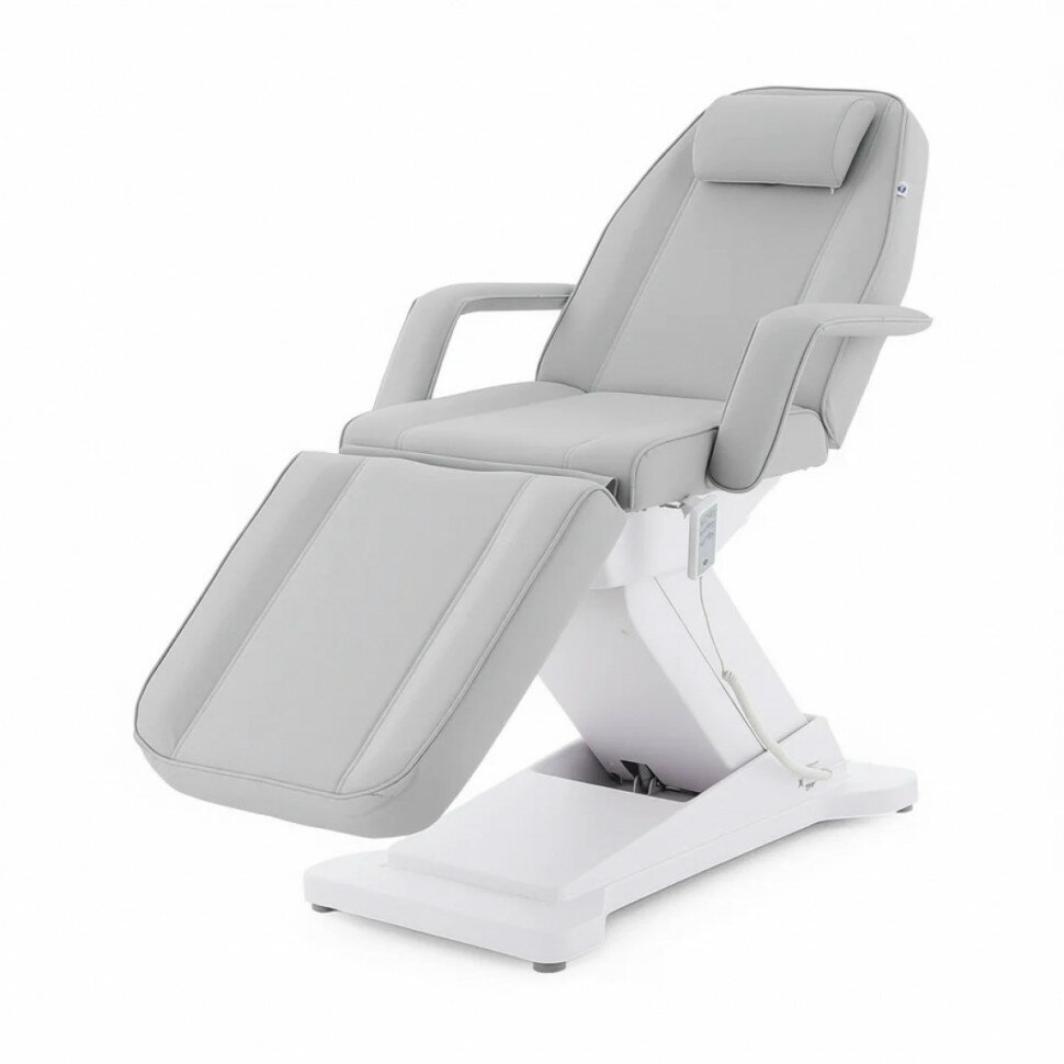 Косметологическое кресло электрическое MED-MOS ММКК-3 (КО-172Д) светло-серый