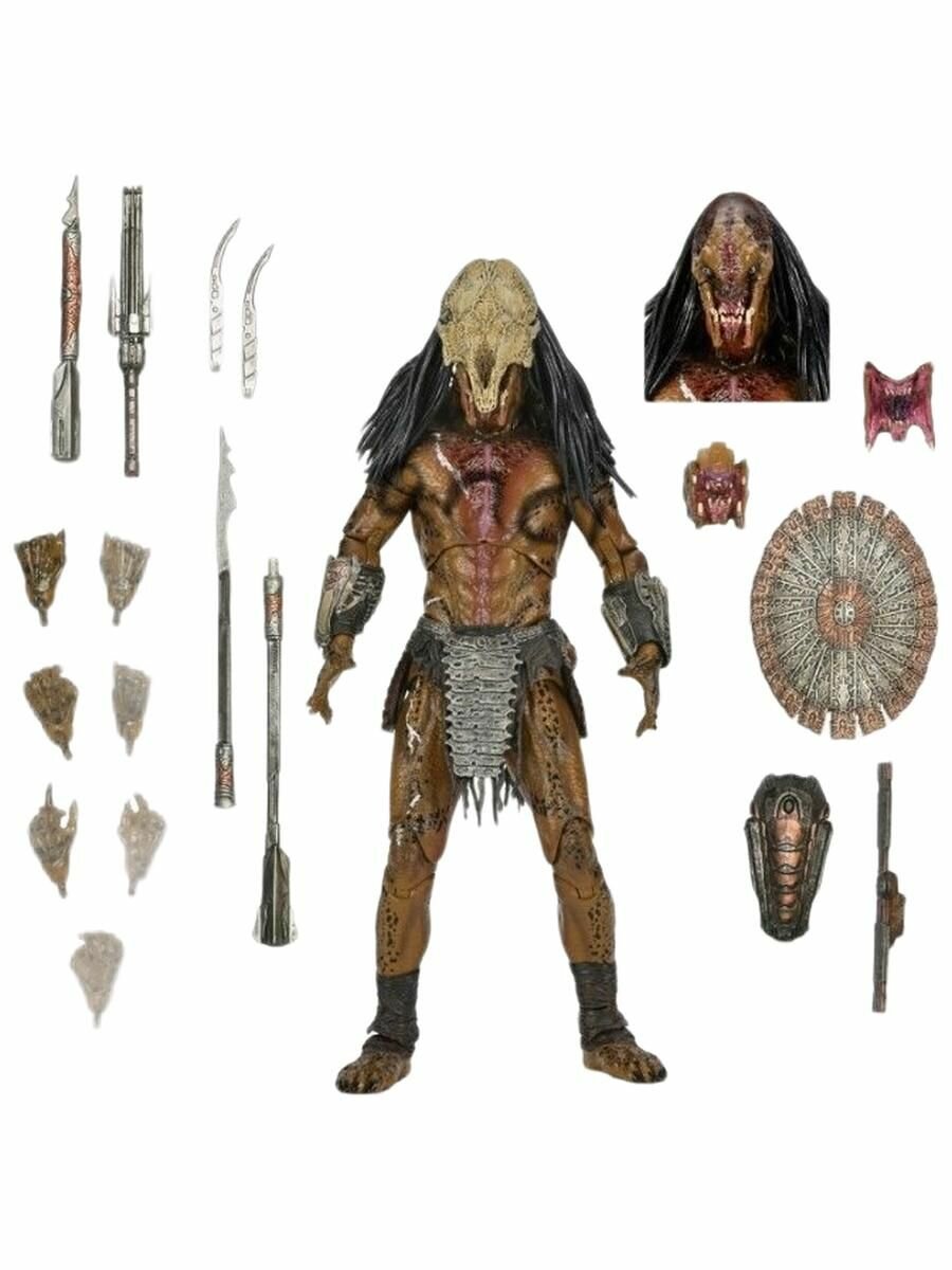 Подвижная фигурка Дикий Хищник по фильму Добыча - Feral Predator Prey 18 см