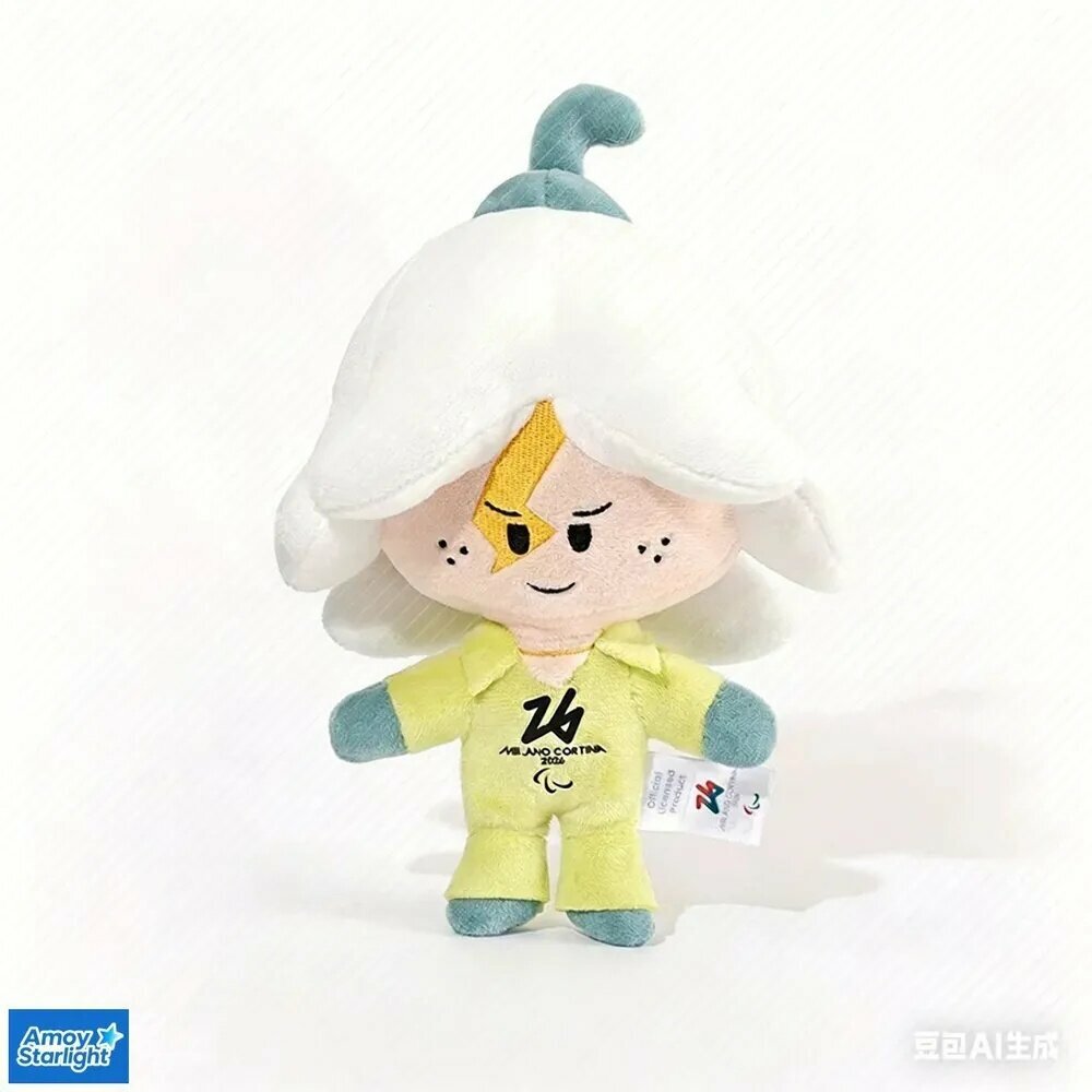Плюшевая кукла-талисман зимних Олимпийских игр 2026 года в Милане, подарок для детей/девочек