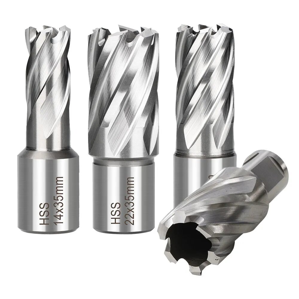 Сверло Корончатое 22х35мм HSS по металлу Фреза кольцевая.