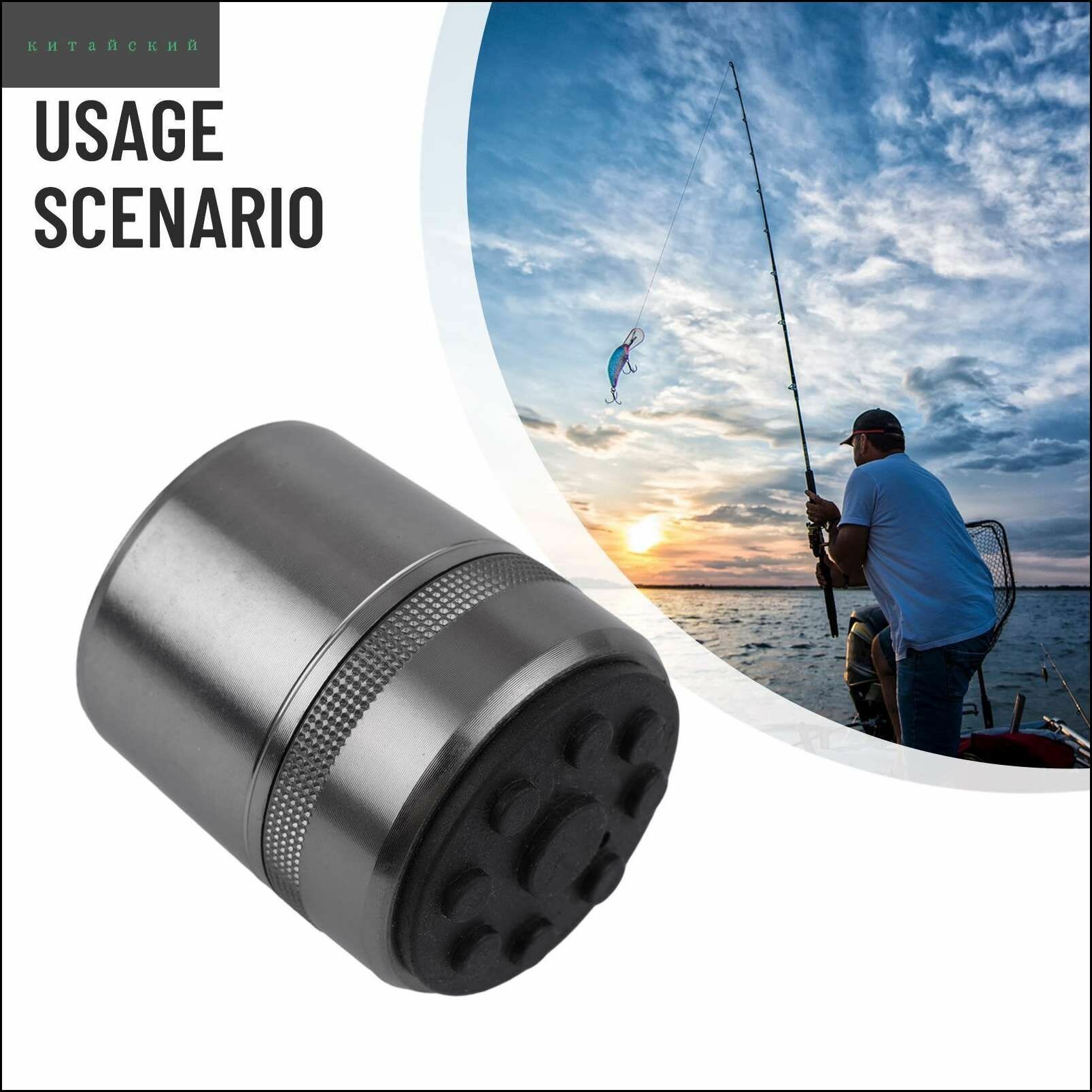 Нижний дюбель для стержня алюминиевый 15мм-30,5мм