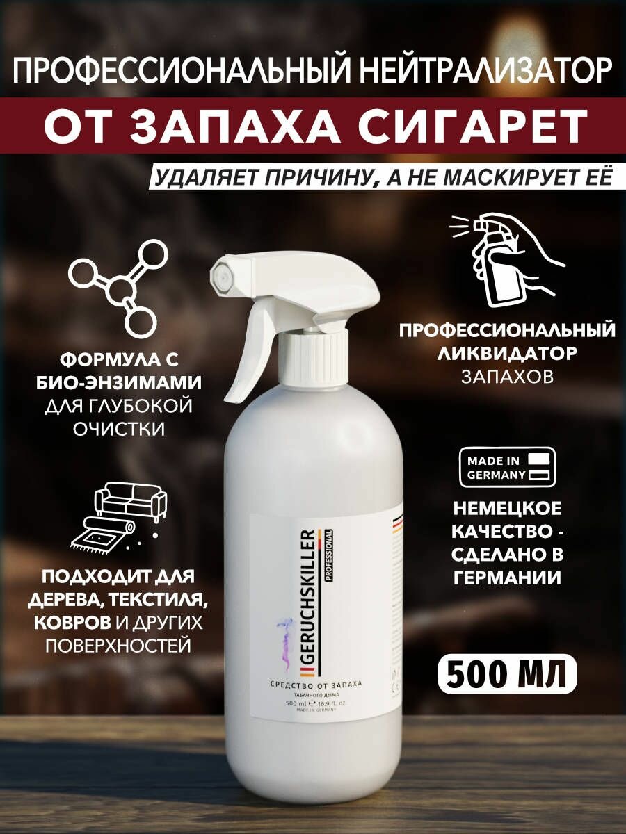 Спрей от запаха антитабак 500мл