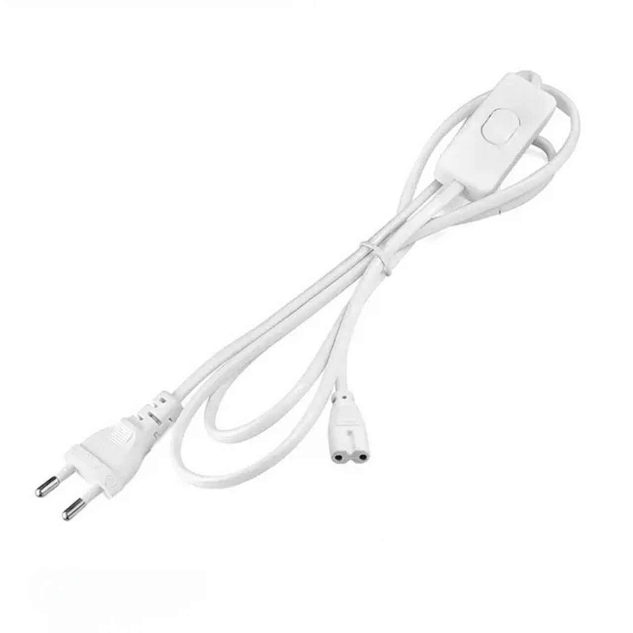 Сетевой кабель для ламп/светильников с выключателем, 1.5м, 2pin