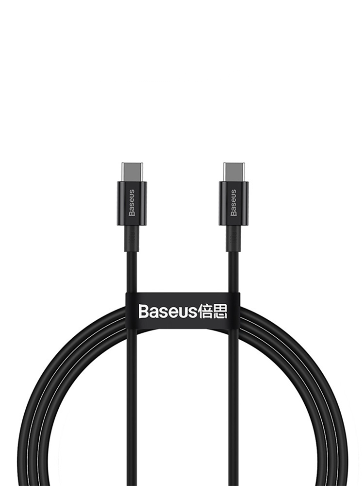 Baseus Кабель Baseus Superior Series Fast Charging Data Cable Type-C - Type-C 100W 1м CATYS-B01 черный