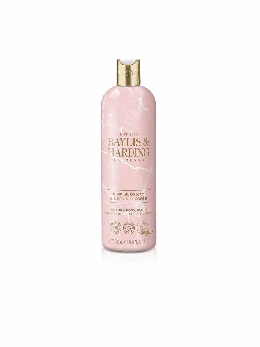 Baylis & Harding - Elements Pink Blossom & Lotus Flower Body Wash Гель для душа 500 мл