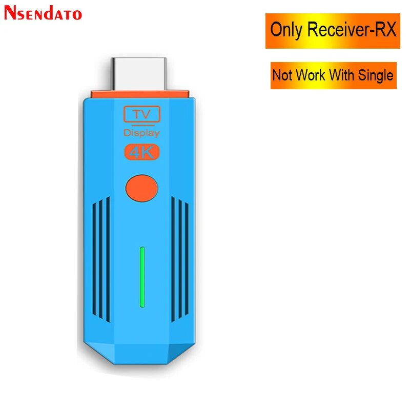 Беспроводной HDMI-передатчик и приемник Nsendato 4K Only Receiver-RX