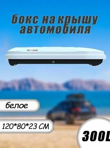 Багажный бокс, Прямоугольная поперечина, объем: 300 л, 120 см