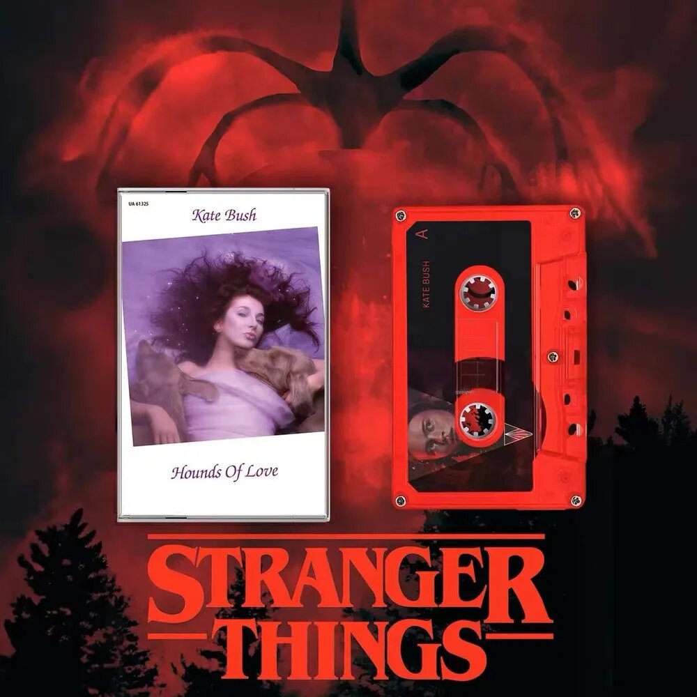 Аудиокассета Stranger Things x Kate Bush Hounds of Love, 60 мин, коллекционный комплект