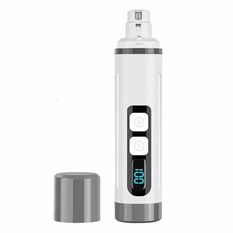 Машинка для стрижки когтей с LED, низкий уровень шума, для собак и кошек, Серый