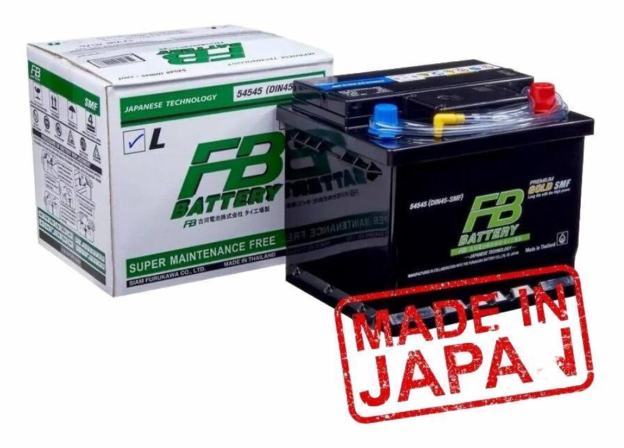 Аккумулятор FB Premium Gold SMF LBN1 (DIN45) 45 Ач 480A обр. пол. 54545 (207х175х175)
