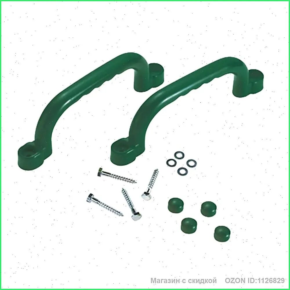 Ручка на колесо самоката зеленого цвета для детского самоката, комплект
