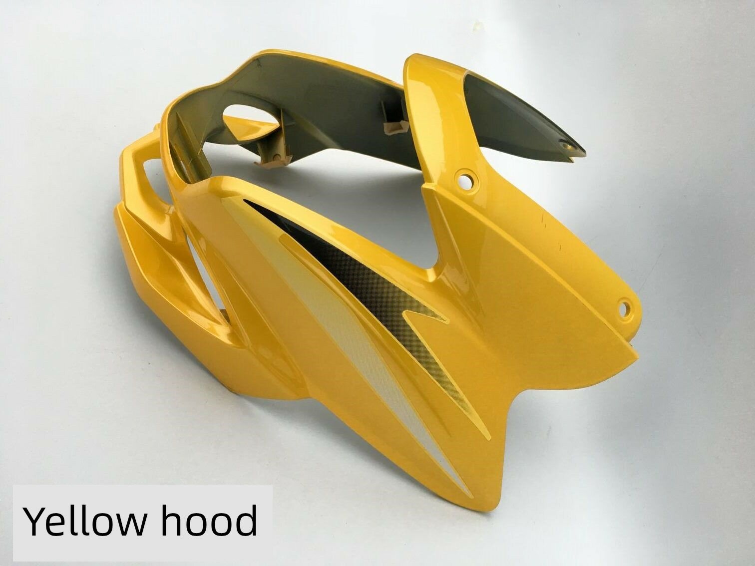 Подходит для мотоцикла Wuyang Honda, переднее крыло WH125-B-11, дефлектор, капот в сборе, абажур, корпус лампы Желтый