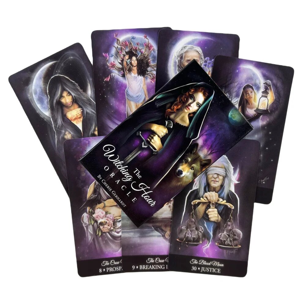 Карты Oracle Witch Для Гадания, Английское Издание, Астрологическая Колода Таро, Увлекательная Настольная Игра Для Вечеринок. — фото 1