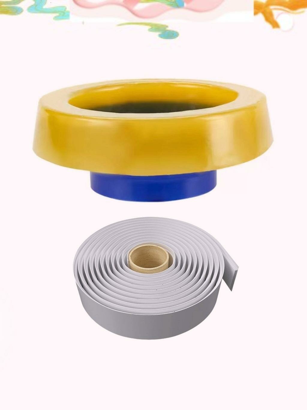 Уплотнительные кольца для унитаза с клапанами обратного потока, Высокоэластичный фланец