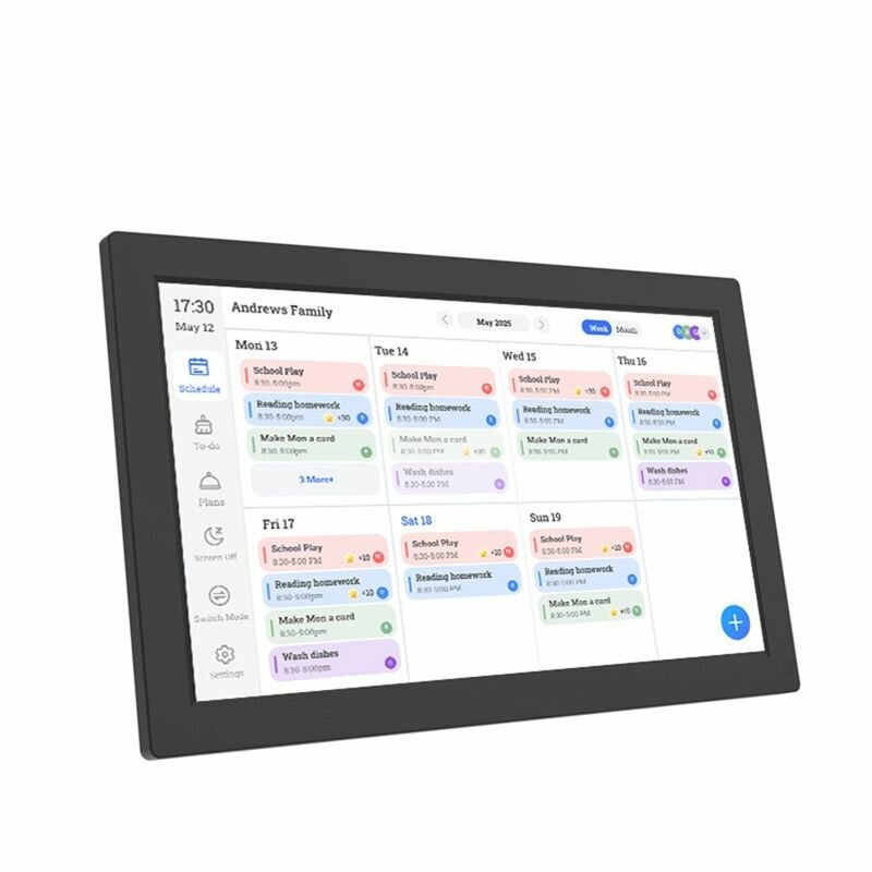 I2(W E K G) 10,1-Дюймовый Цифровой Календарь С Сенсорным Экраном HD И Вилкой Вилка ЕС