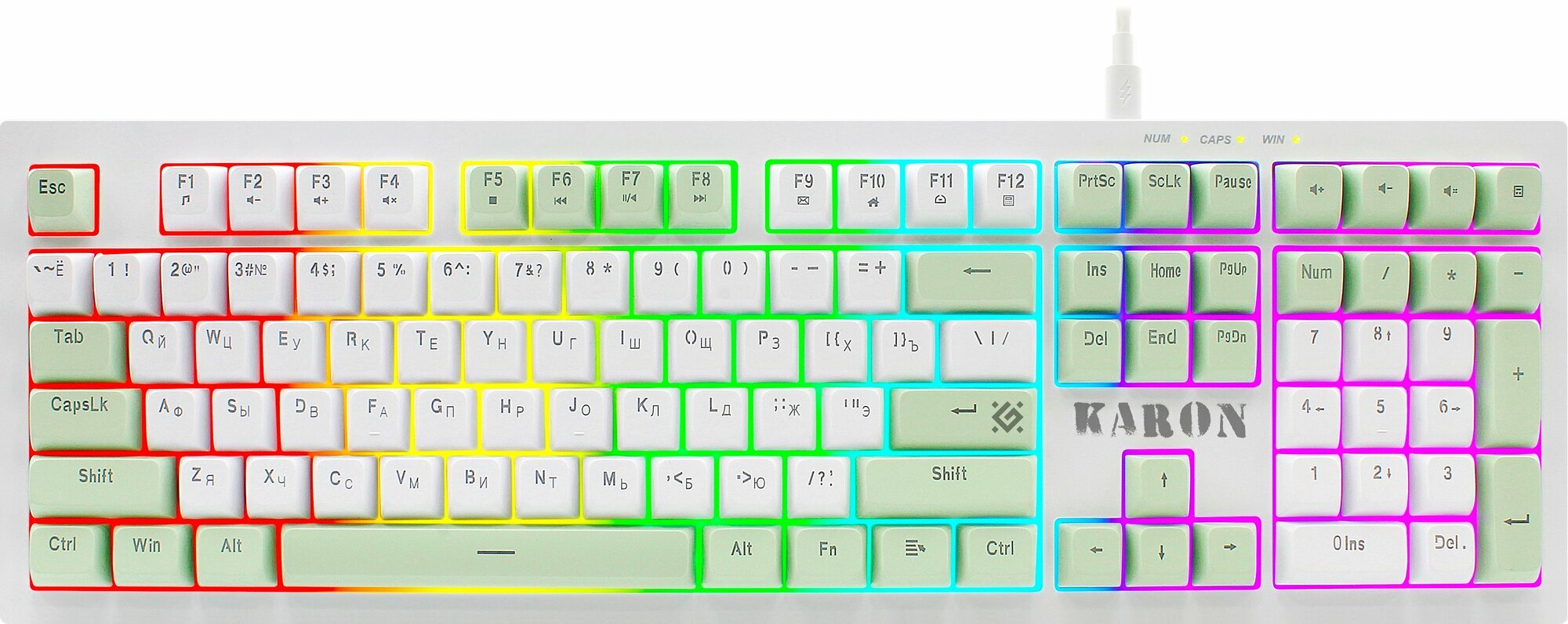 Клавиатура игровая проводная Karon GK-129 RU