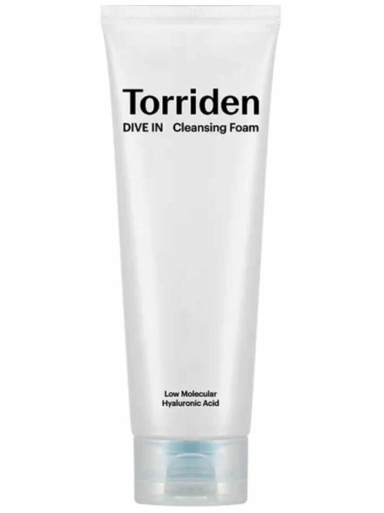 Torriden Гипоаллергенная пенка для умывания DIVE IN Low Molecular Hyaluronic Acid Cleansing Foam 150 мл.