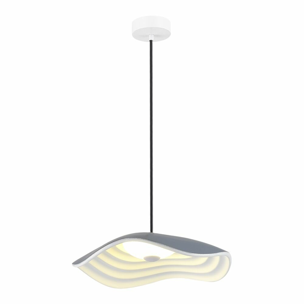 SL6208.701.12 Светильник подвесной ST-Luce Серый/Серый, Белый LED 1*12W 3000K.