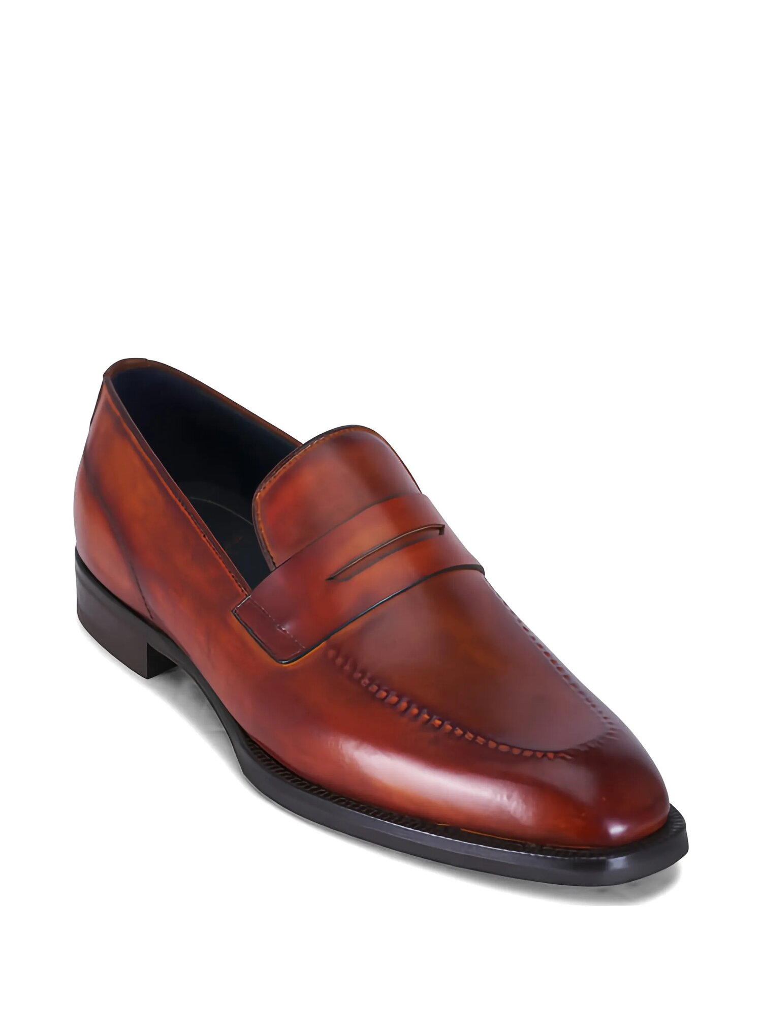 Лоферы DI BIANCO Penny leather loafers, размер 10.5, brown — фото 1