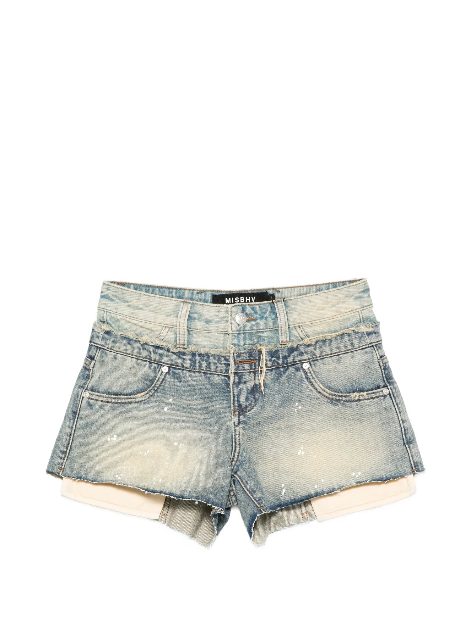 Шорты Frayed denim shorts