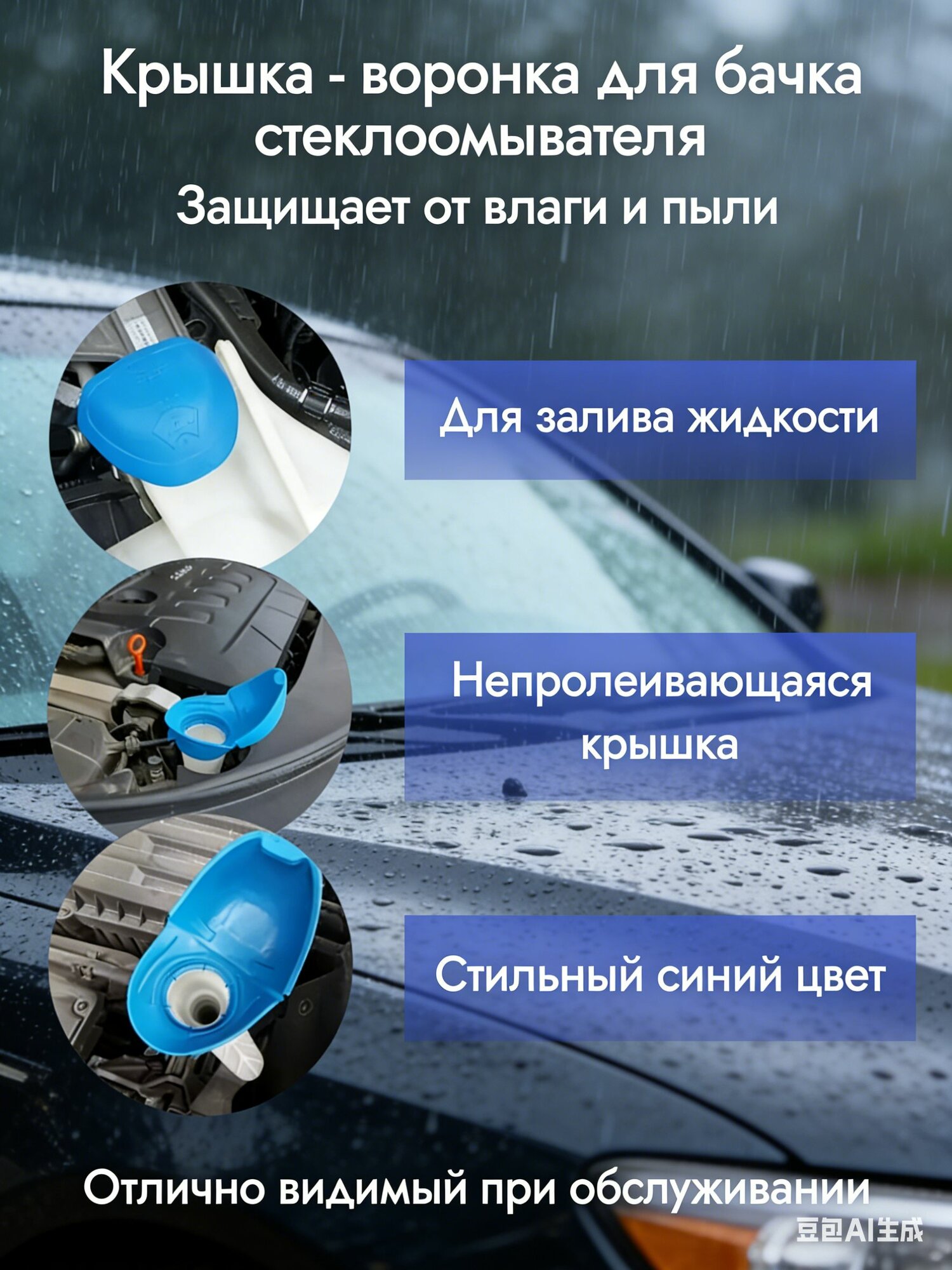 Бачок стеклоомывателя, арт. Воронка, 1 шт.