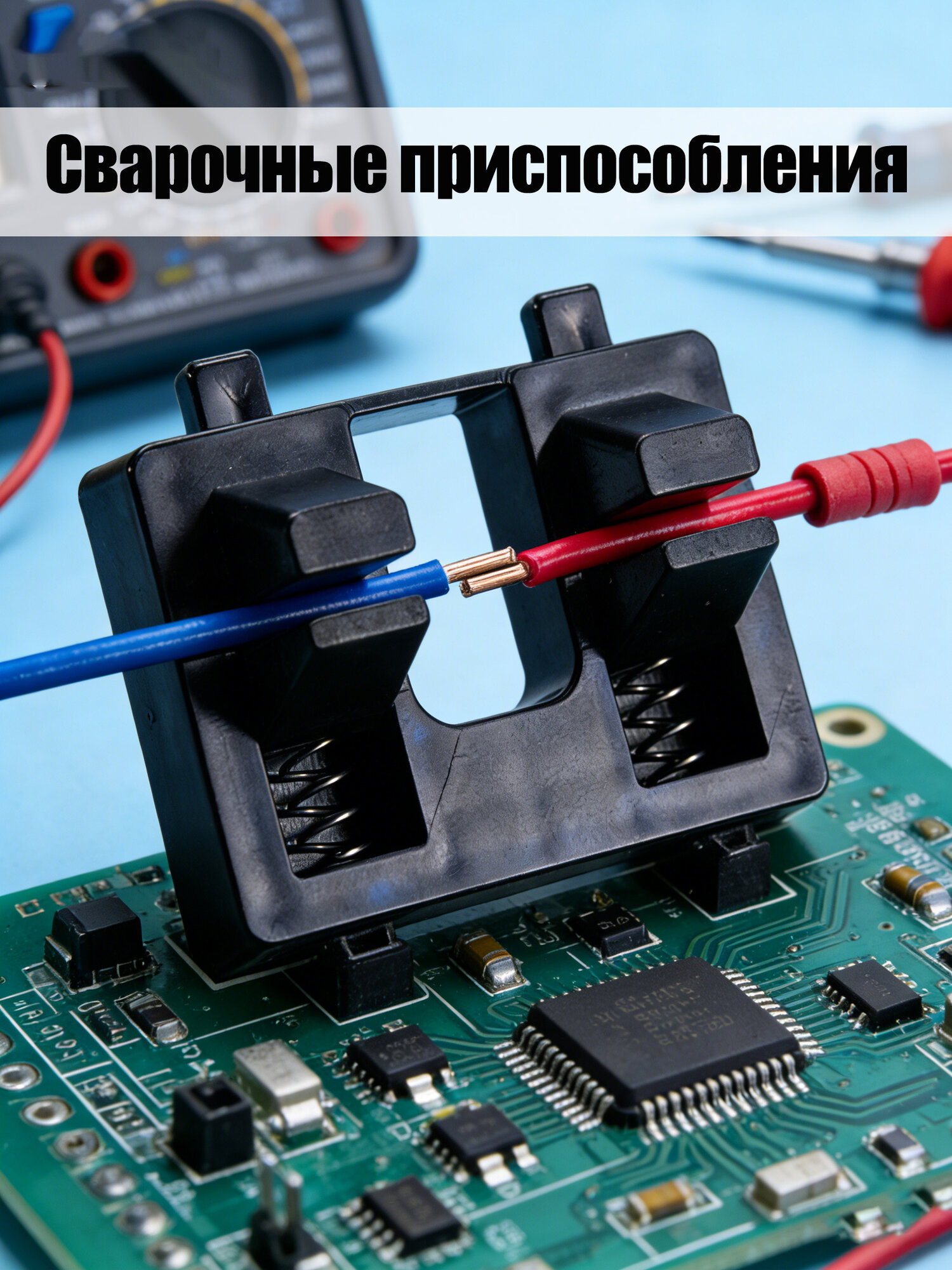 Сварочный кондуктор / и держатель для пайки проводов / электроники Фиксатор ремонта / DIY инструмент мастерской