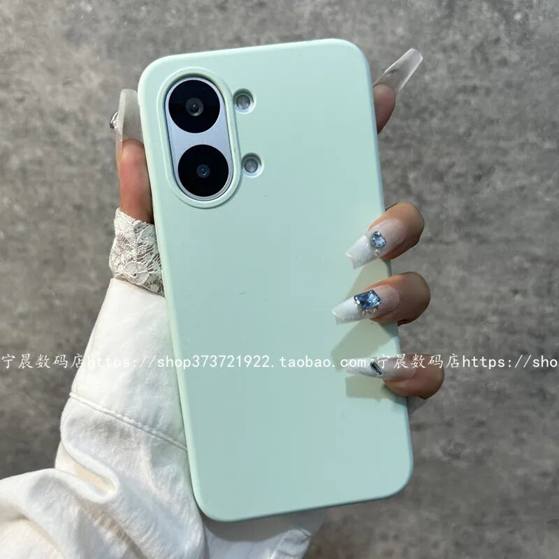 Чехол для XiaoMI POCO X8 Pro Max X8 Pro, приятный для кожи, из жидкого Поко Х8 Про Макс, Light green