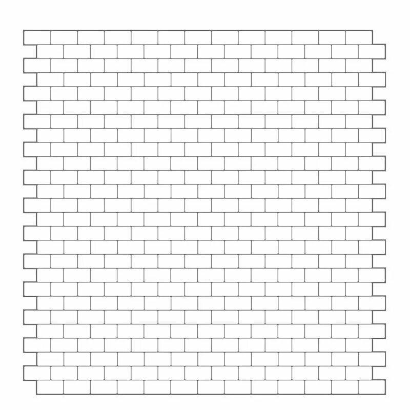 Наклейка на плитку для миниатюрного кукольного домика в масштабе 16 или 112 прямоугольная белая