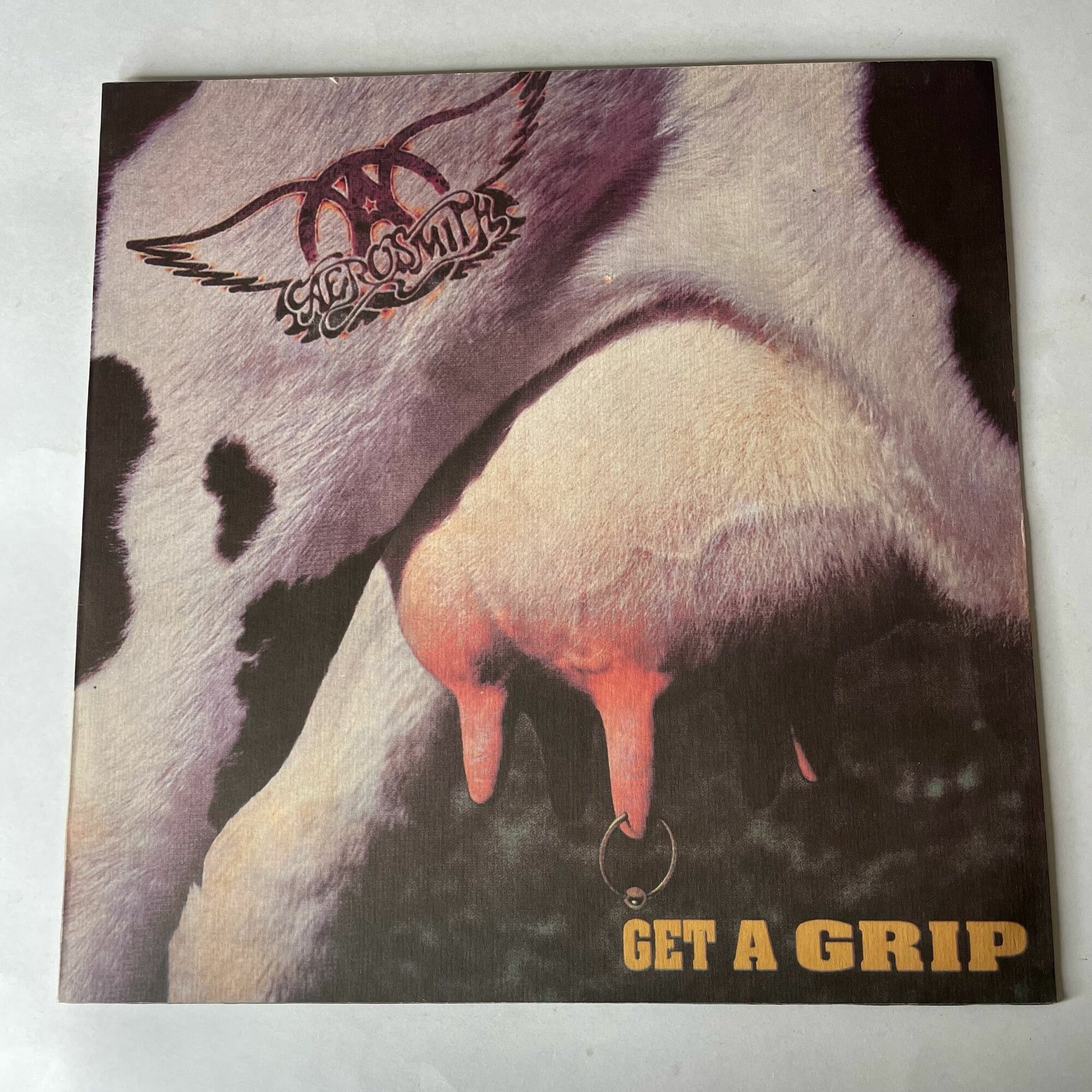 Винтажная виниловая пластинка LP Aerosmith Get A Grip (Россия 1994)