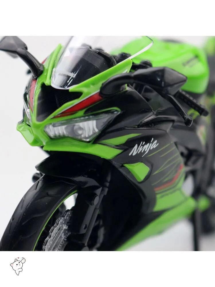 Игрушки Для Мотоциклов 1:12 Kawasaki Ninja ZX-6R, Корпус Из Цинкового Сплава