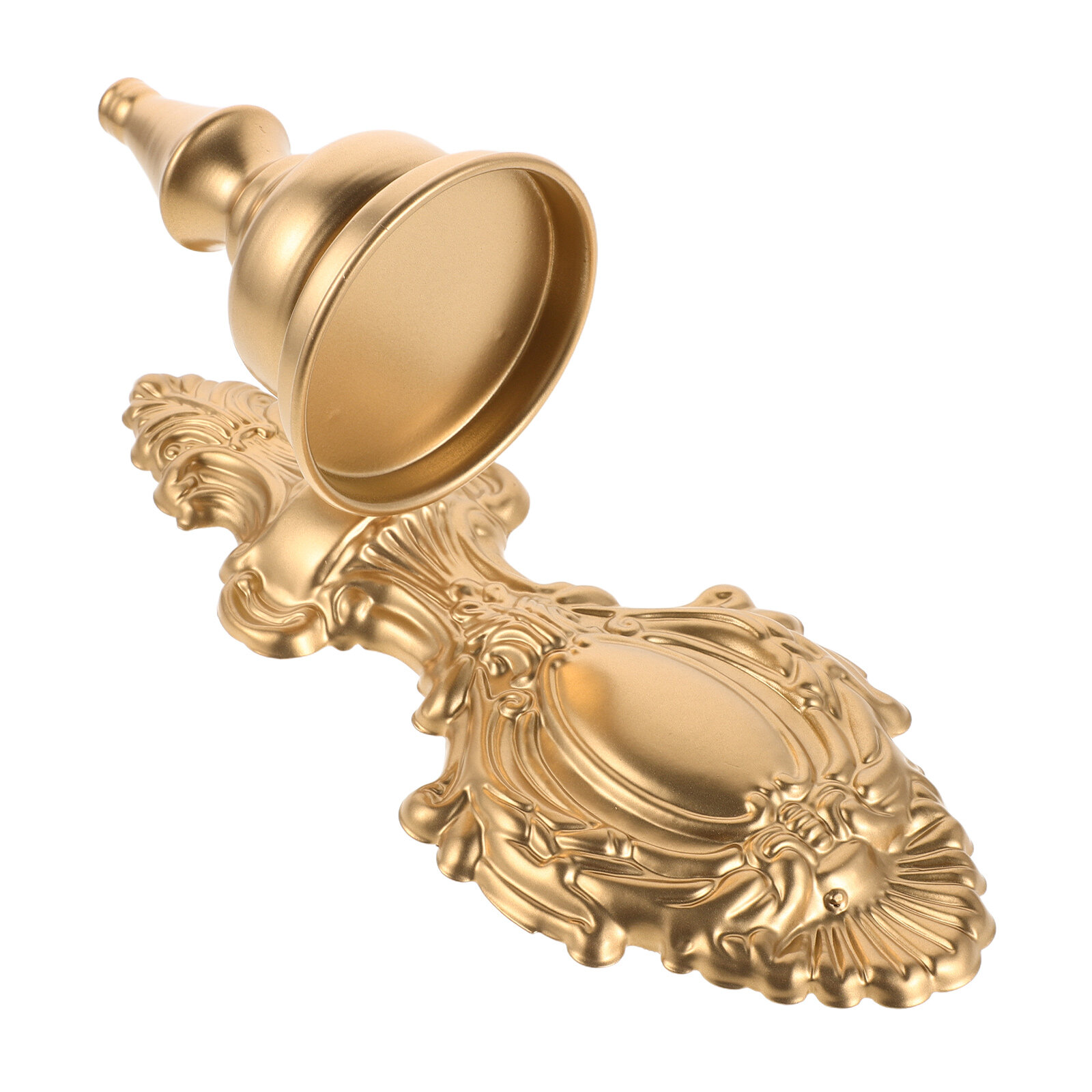 Комплект из 5 железных настенных подсвечников золотистого цвета для хранения декоративных свечей