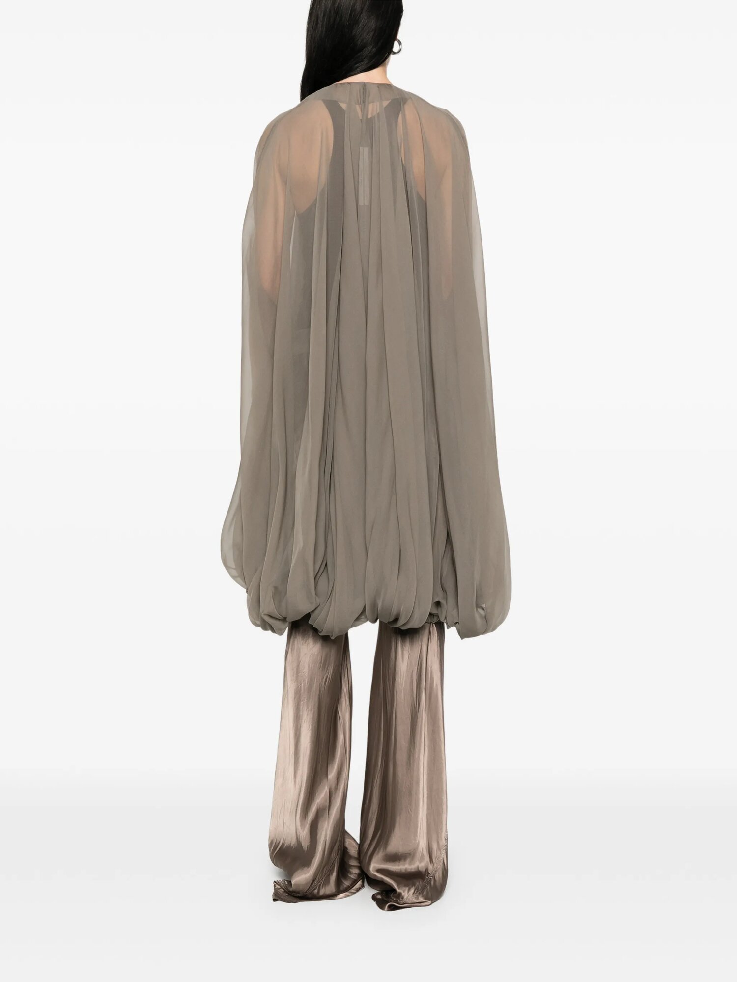 Накидка Rick Owens Luxor, размер 40, grey — фото 1